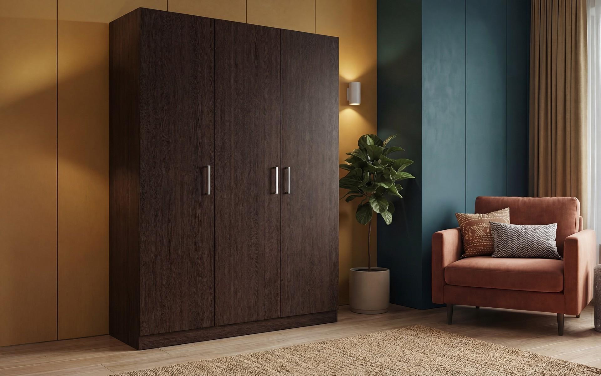 Wardrobe with clothes rod and shelves Massimo Balance 2 | Furniture Videnov